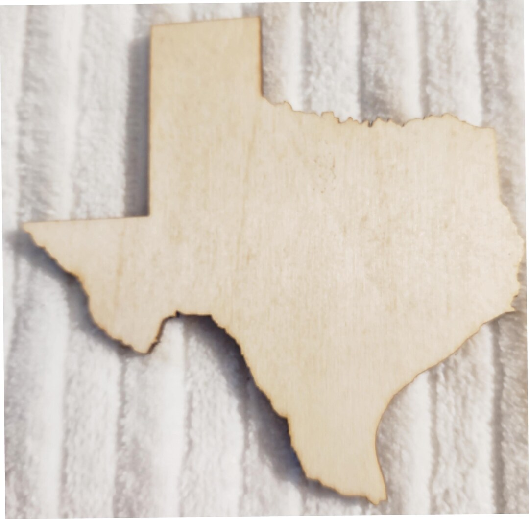 Texas State Wood Cut Out / Half Inch Thick Wood / Free Shipping - Etsy