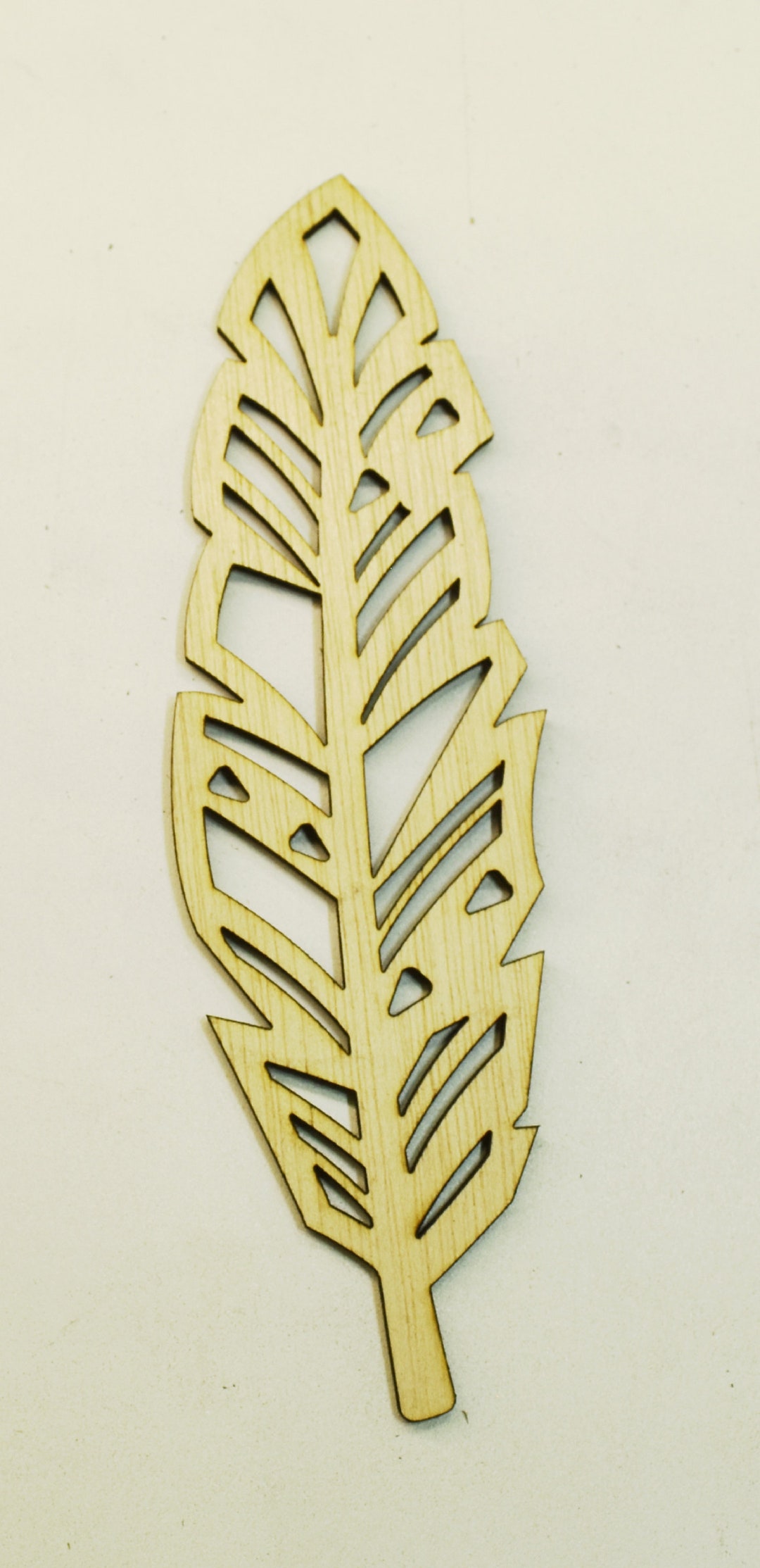 Feather / Wood Cut Out - Laser Cut - Etsy