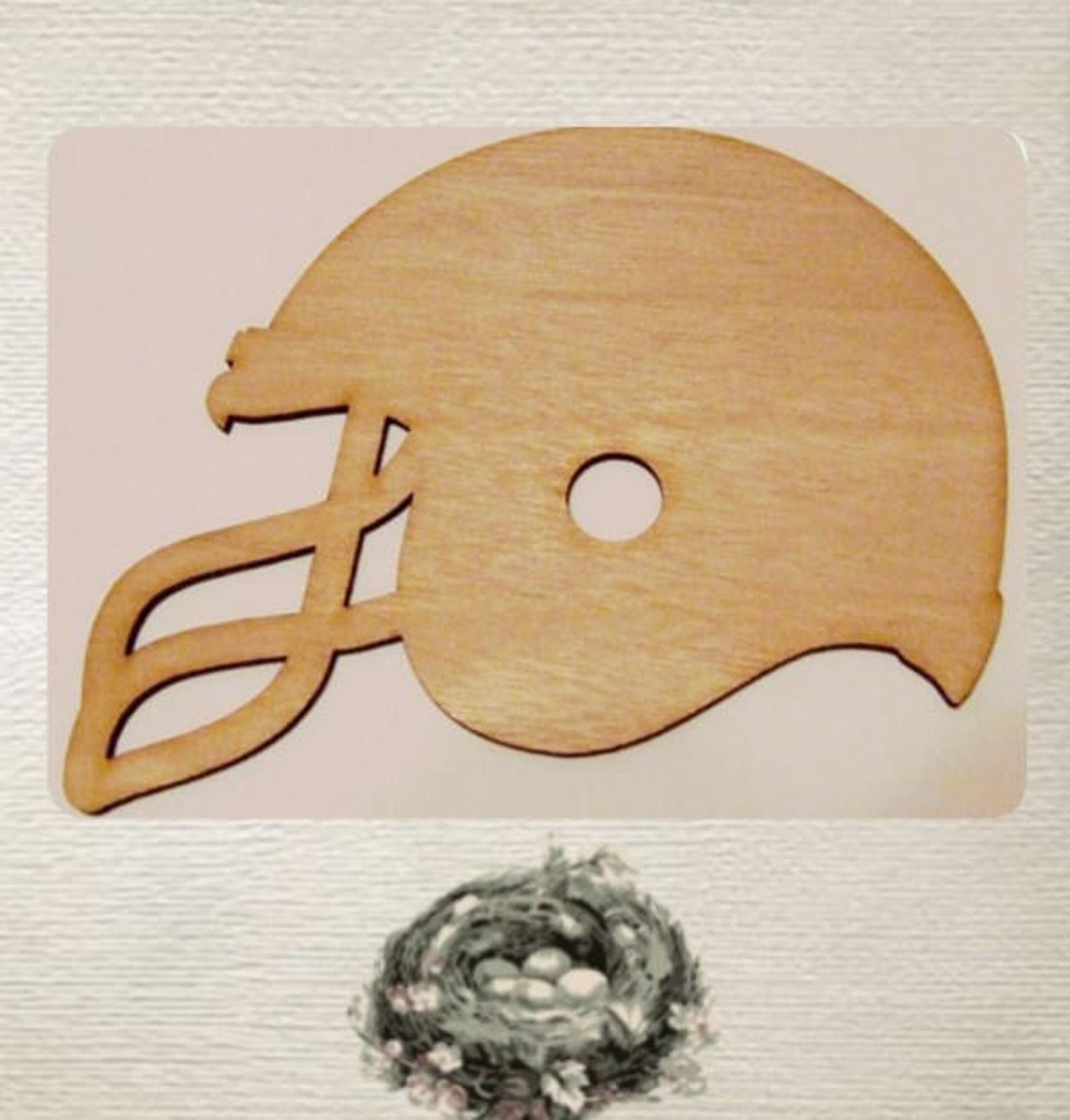 Football Helmet Wood Cut Out Laser Cut - Etsy