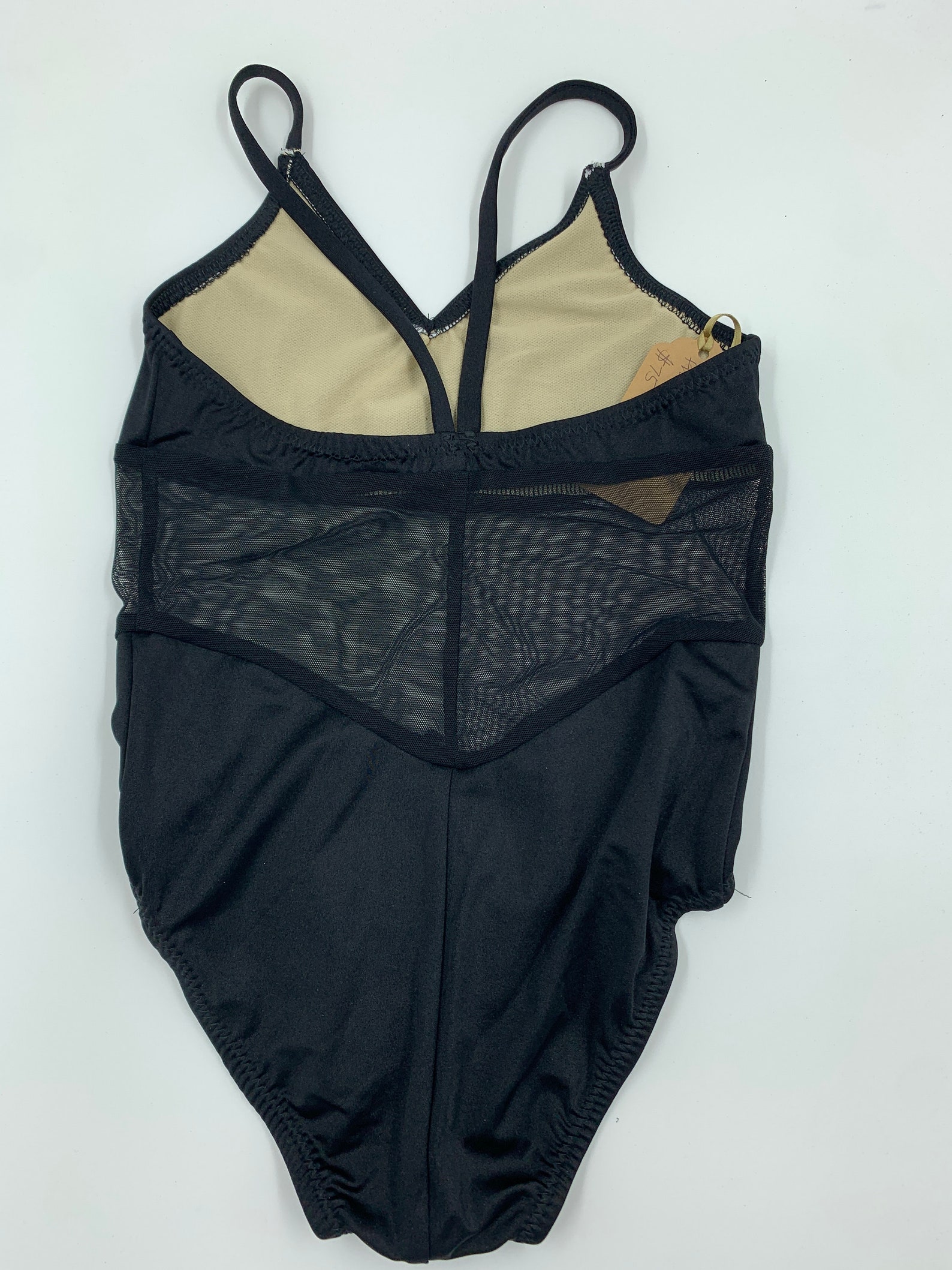 Child L Black Leotard With Mesh Inserts - Etsy