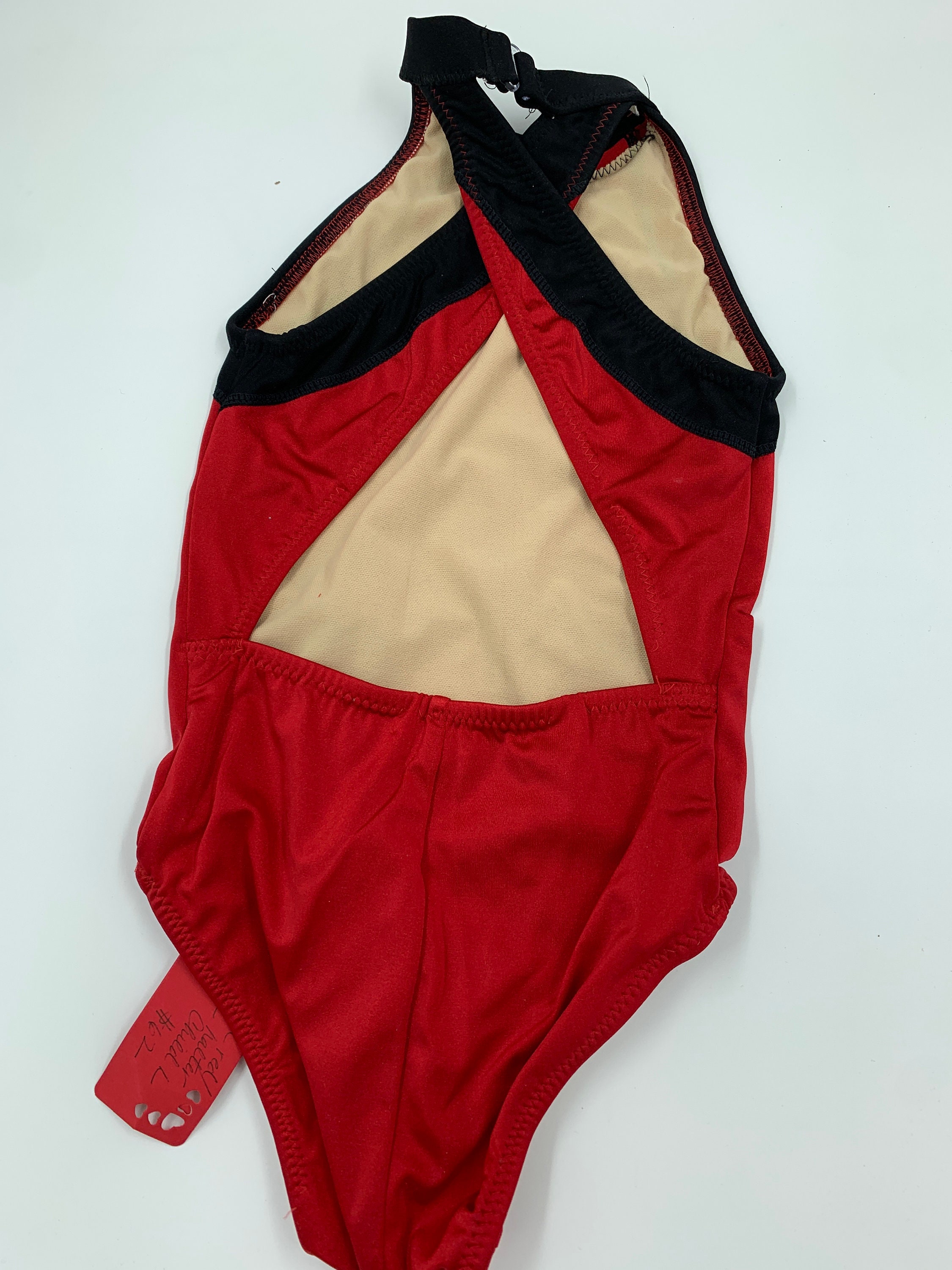 Red and Black Leotard - Etsy