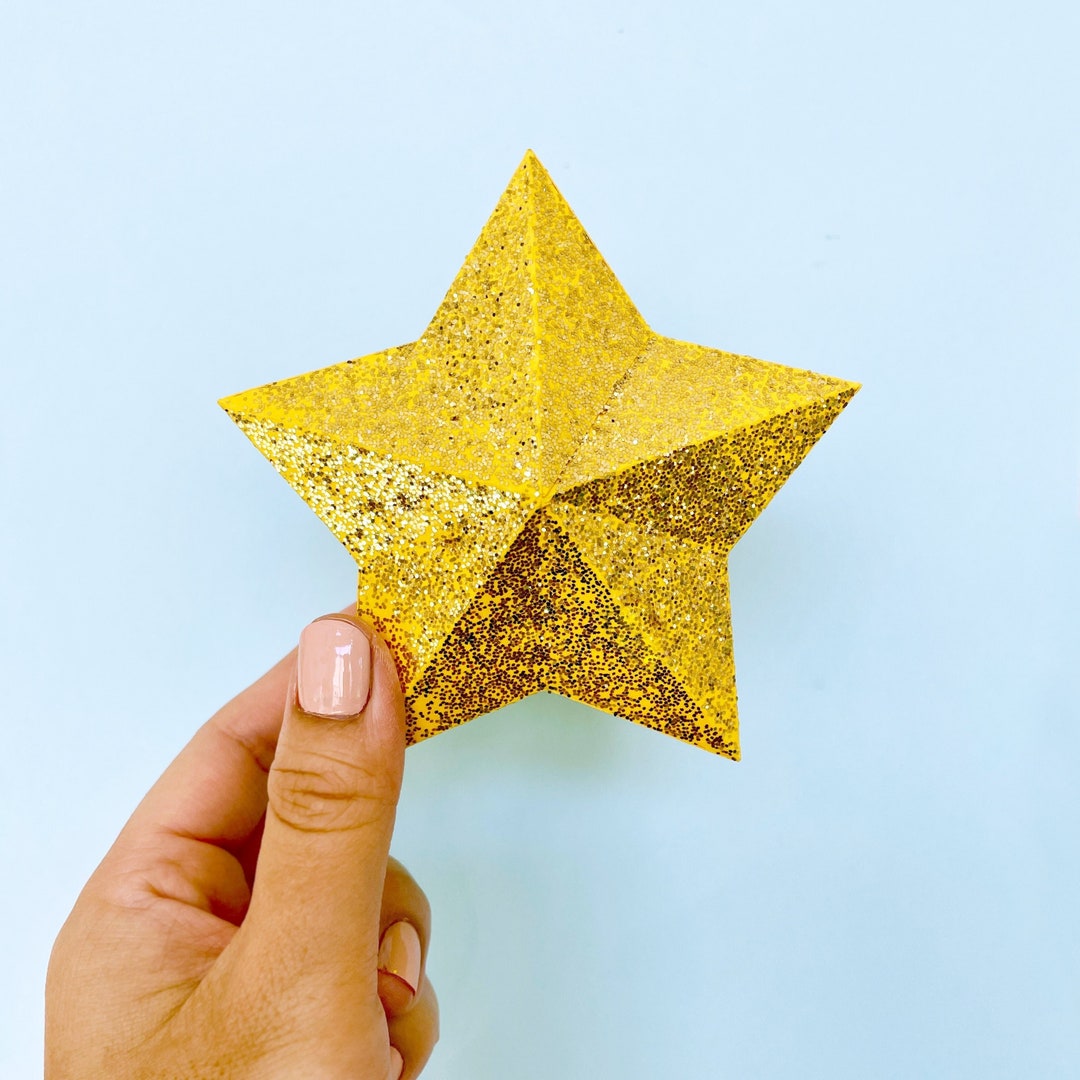 3D Paper Star Gift Box SVG - Etsy