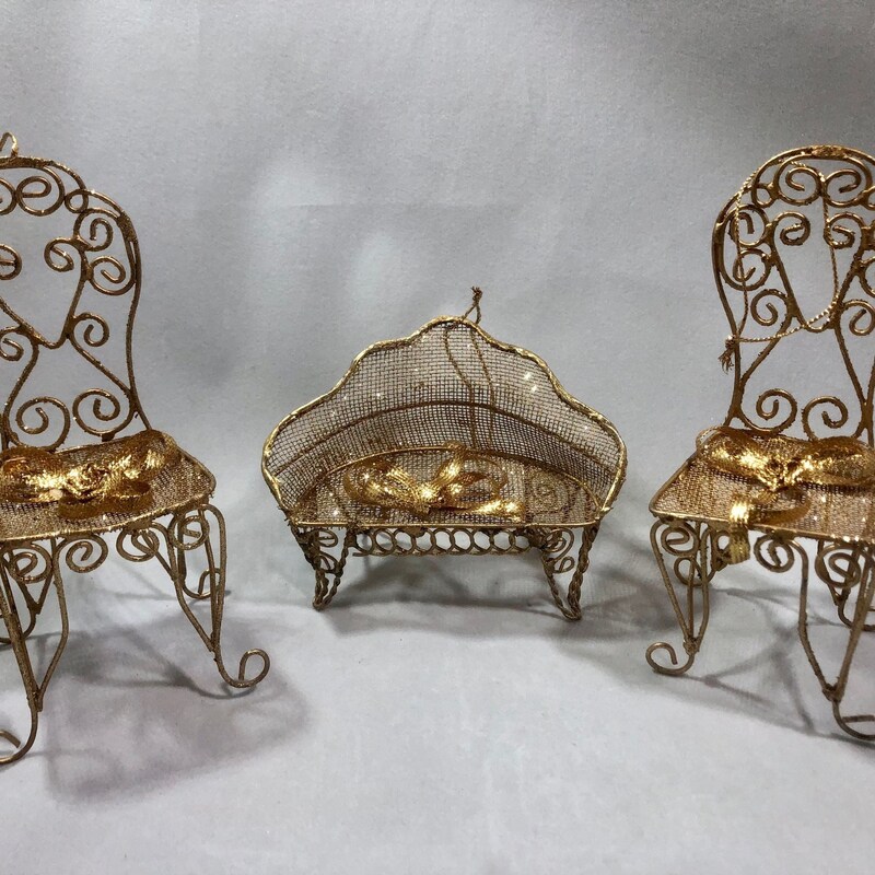 Victorian Wire Chair - Etsy