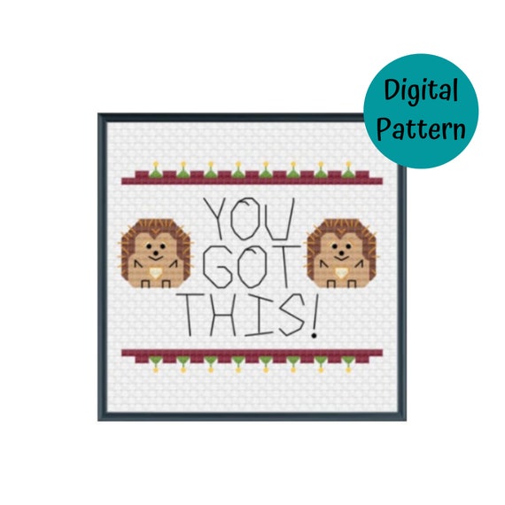 You Got This Cross Stitch Pattern - Etsy