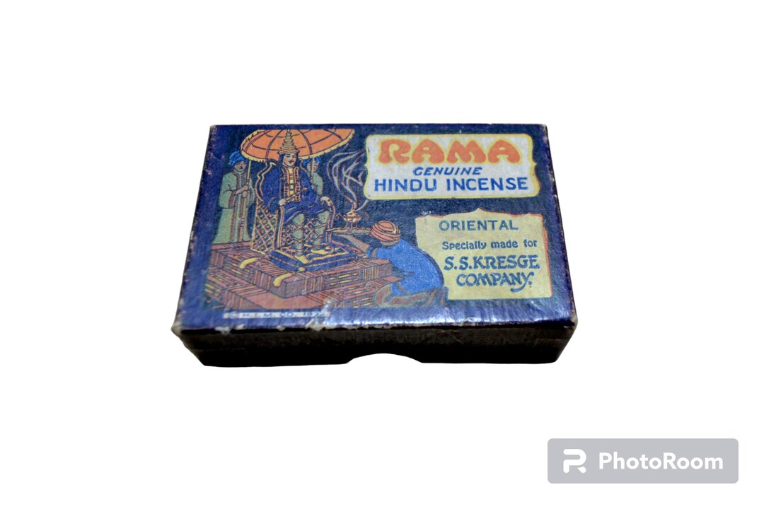 Vintage Rama Genuine Hindu Incense H.I.M. 1922 Empty Box Old ...