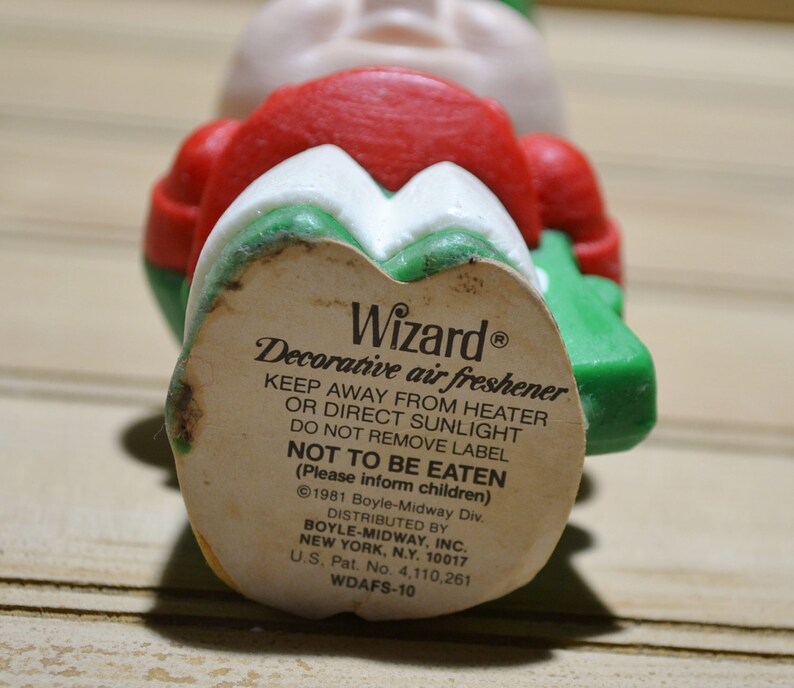 Vintage 1981 Wizard Wax Air Freshener Soldier Christmas Decoration - Etsy