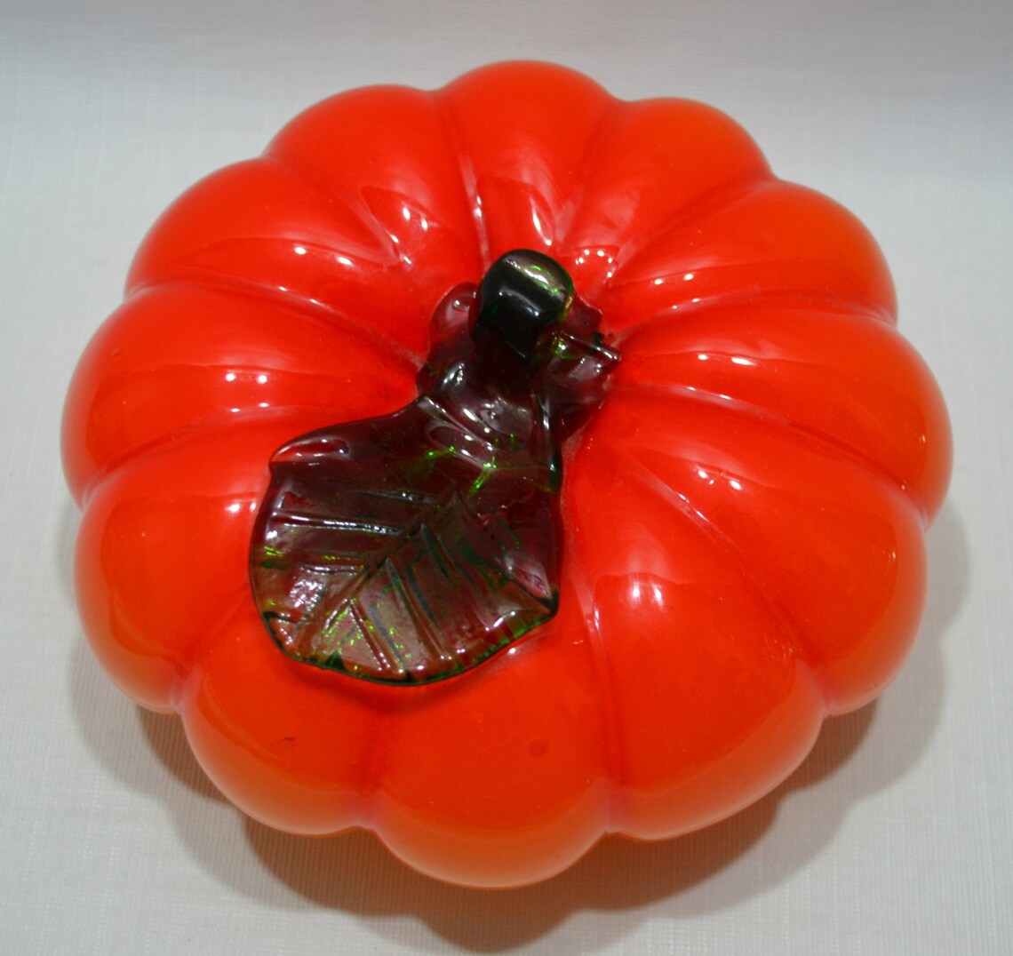 Vintage Glass Blown Molded Pumpkin Fruit Vegetable - Etsy