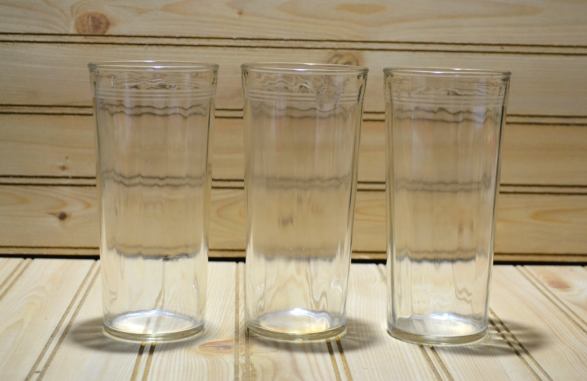 Vintage Hazel Atlas Clear Panel Beveled Depression Glass - Etsy