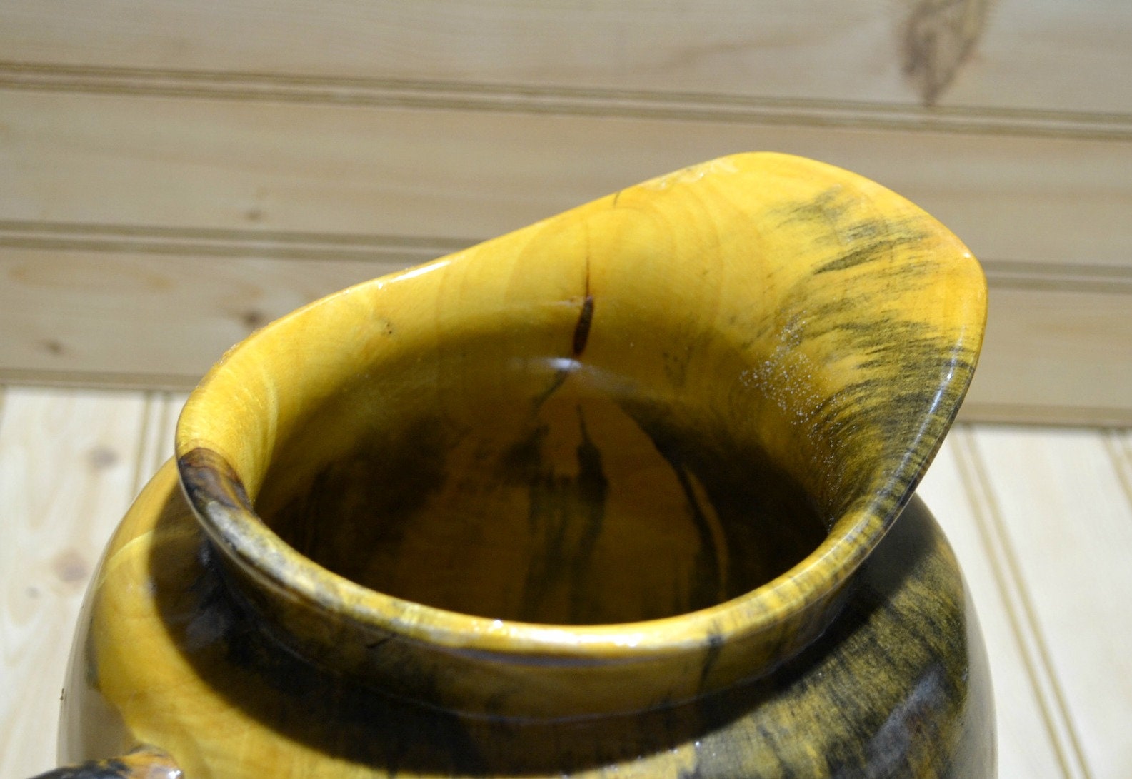 Vintage Wooden Pitcher Collectible No Label or Markings Home Decor ...