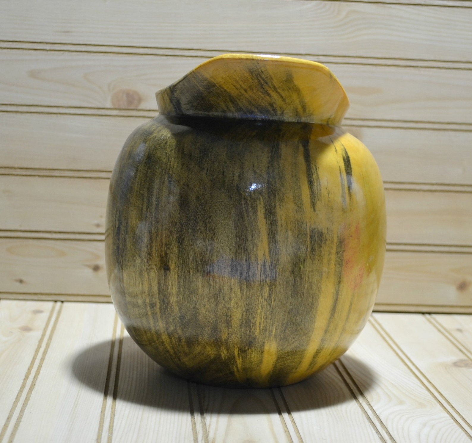 Vintage Wooden Pitcher Collectible No Label or Markings Home Decor ...