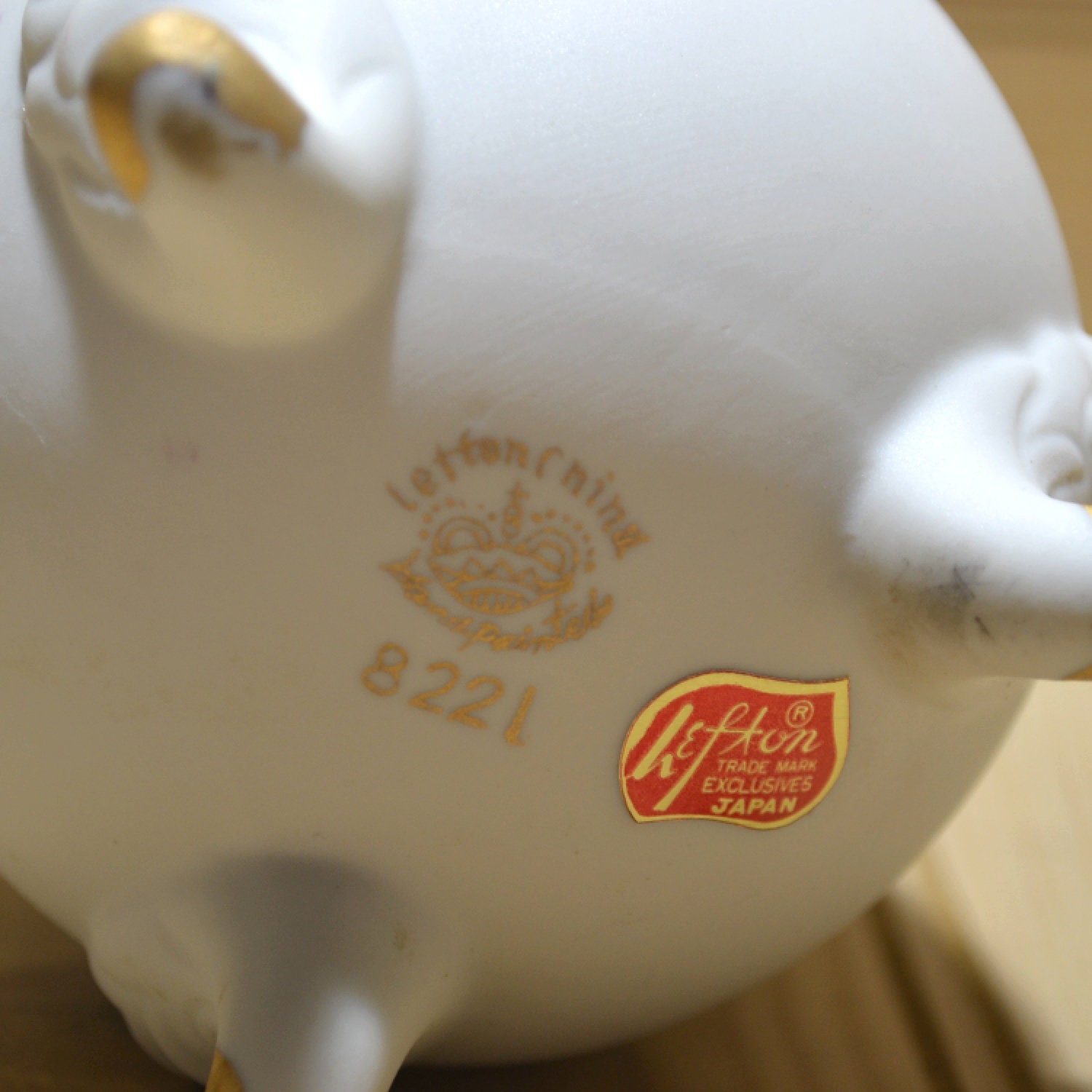 Vintage Mid Century Lefton China Footed Egg Floral Rose Design - Etsy