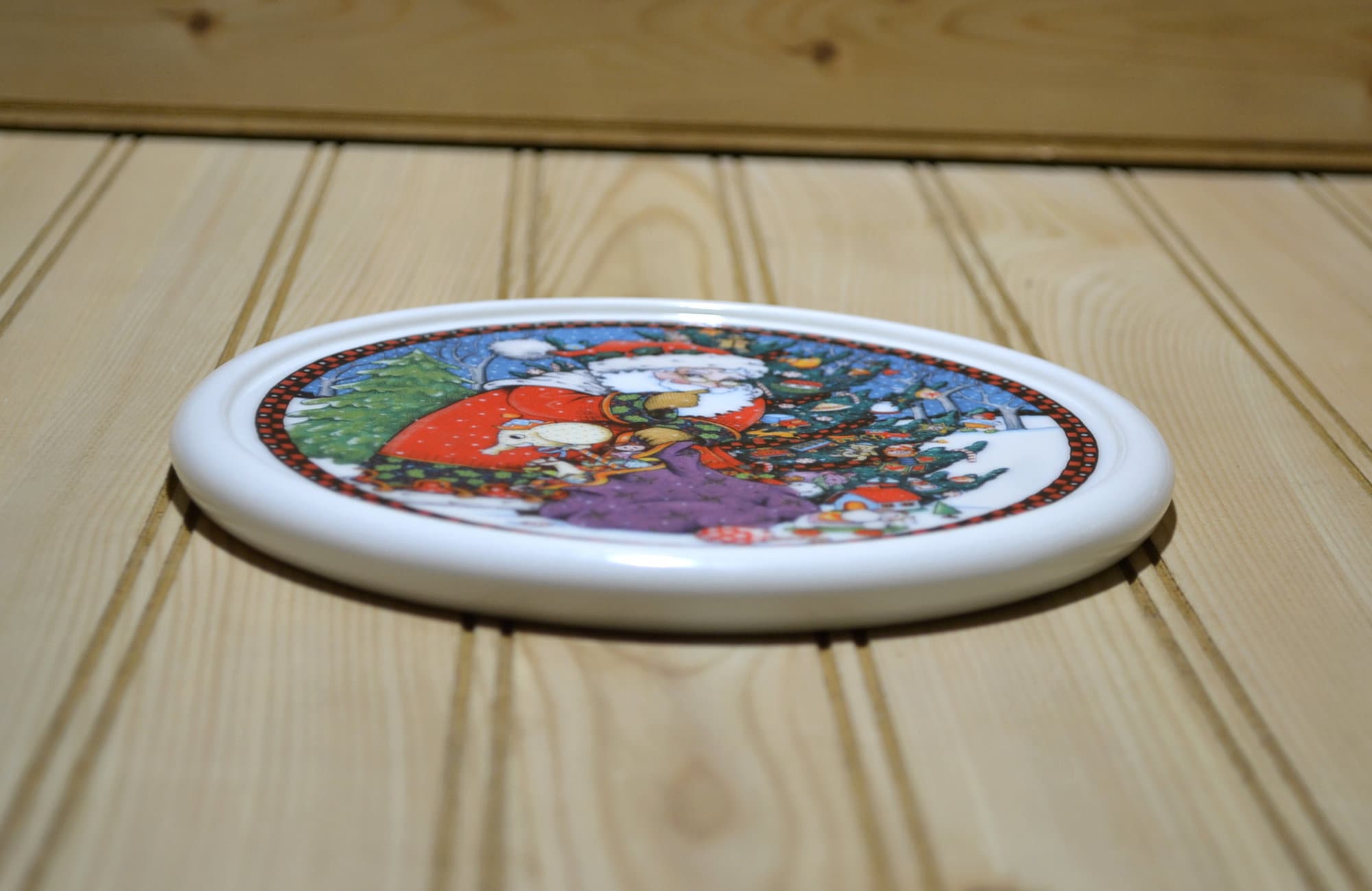 Vintage 1990s Hallmark Ceramic Christmas Trivet 1992 Mary - Etsy