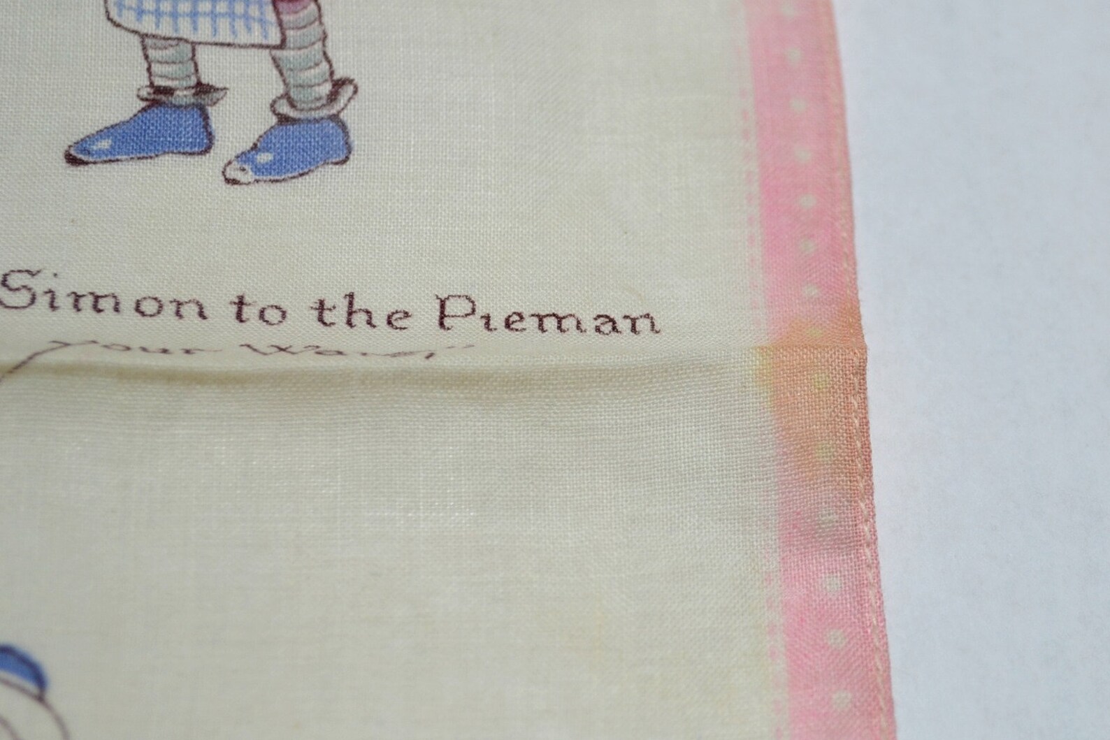 Vintage Child's Handkerchief Hankie Hanky Juvenile Nursery | Etsy