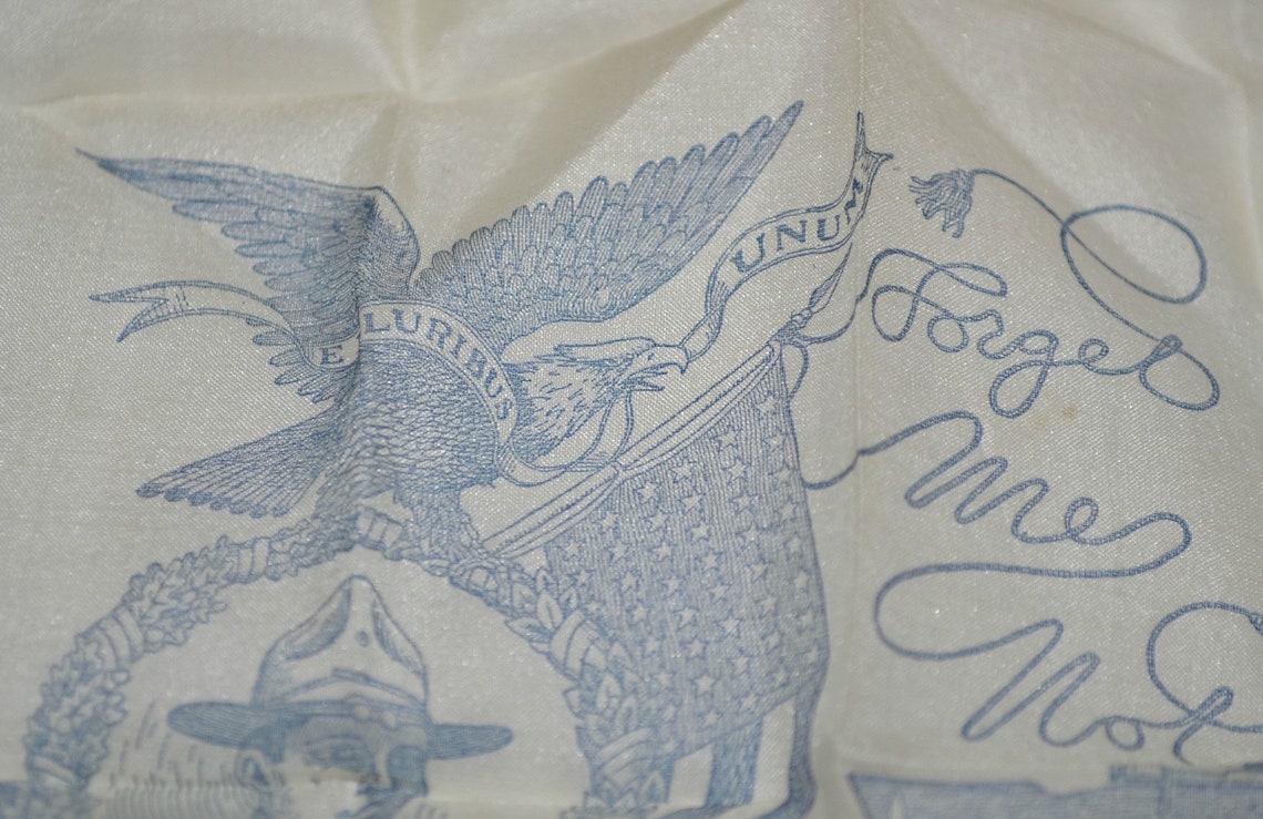 Vintage WWI Handkerchief Hankie Hanky Original Forget Me Not - Etsy