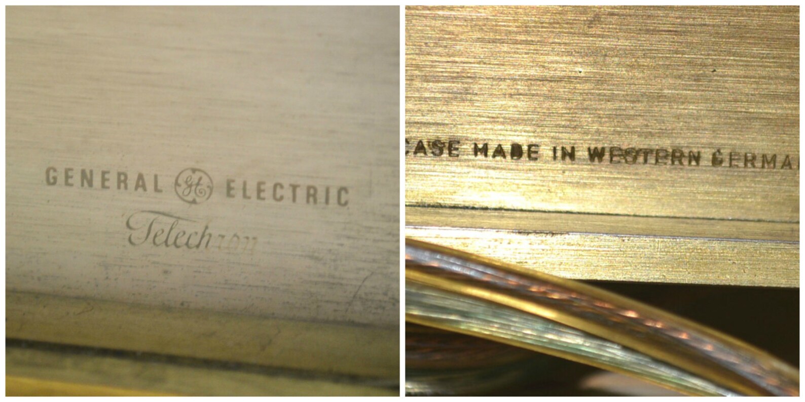 Vintage General Electric GE Alarm Clock Telechron Tabletop Mid Century ...