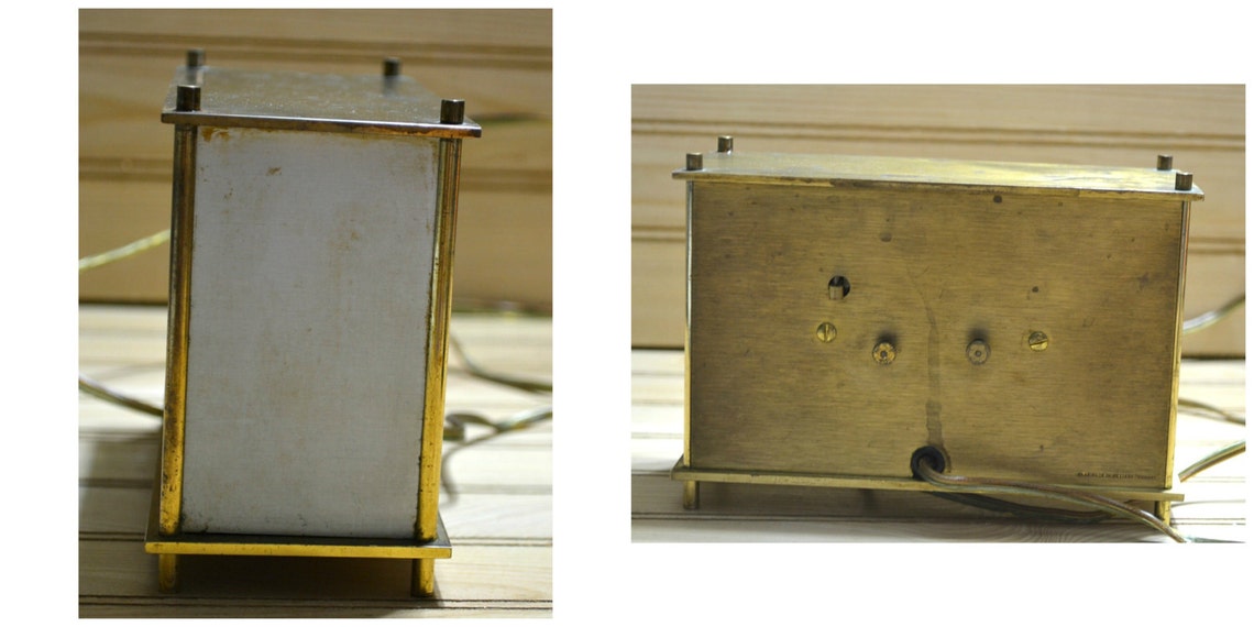 Vintage General Electric GE Alarm Clock Telechron Tabletop Mid Century ...