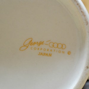 Vintage George Good Coffee Tea Mug Easy Job Cup Made in Japan Joke Gag ...
