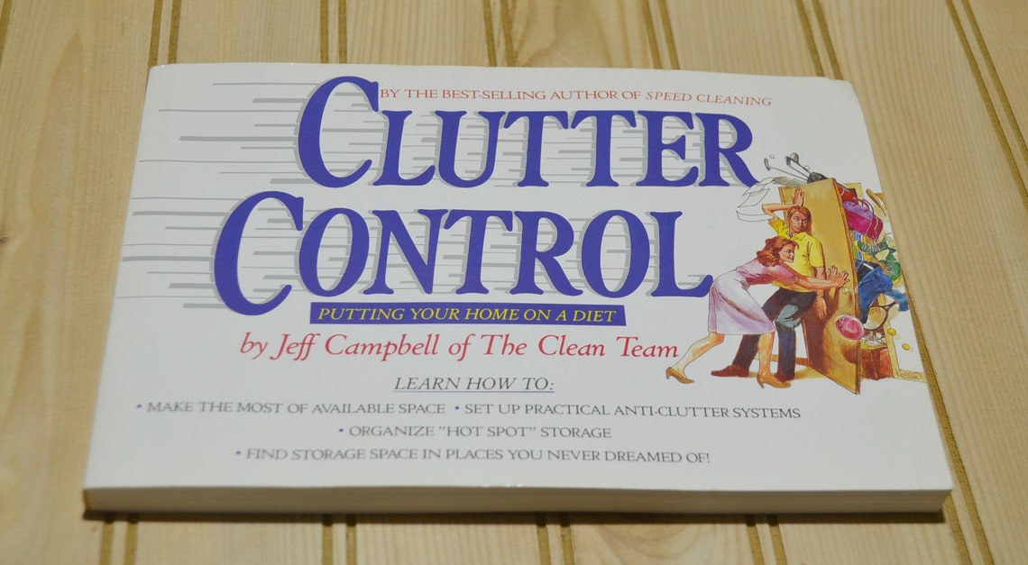 Vintage Book Clutter Control Putting Your Home on A Diet by Jeff ...