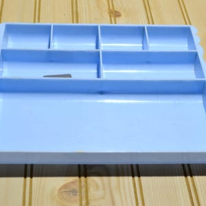 Vintage Plastic Styron Vanity Cosmetic Jewelry Office Bath Desk Tray ...