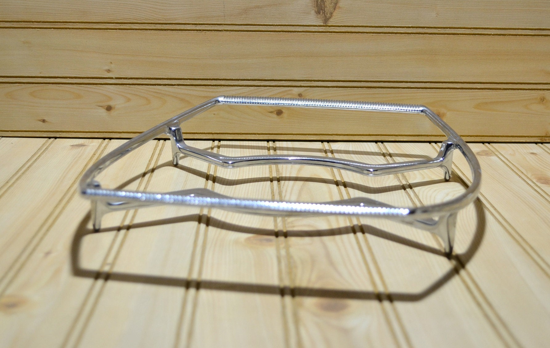 Vintage Large Corning Ware Pyrex Metal Trivet Serving Stand Baking Dish ...