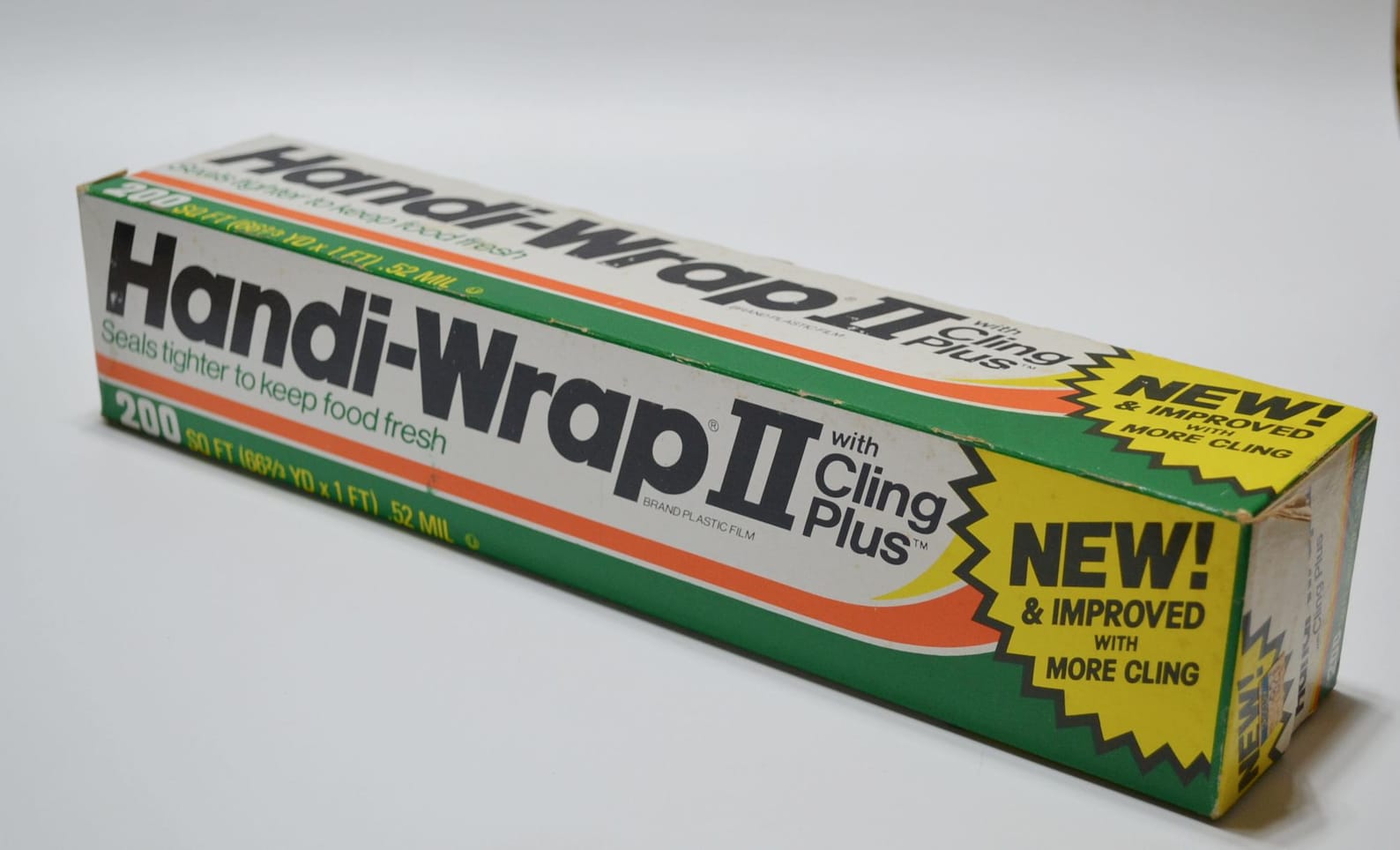 Vintage 1980s Handi-wrap II With Cling Plus Dow 200 Sq Ft Unopened Sold ...