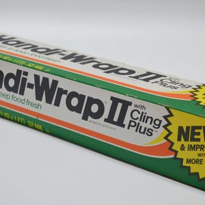 Vintage 1980s Handi-wrap II With Cling Plus Dow 200 Sq Ft Unopened Sold ...