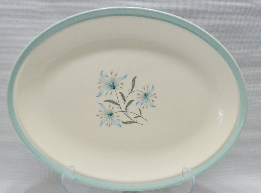 Vintage Mid Century Serving Platter Cunningham & Pickett Avalon Pattern ...