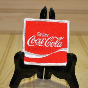 Vintage Coke Patch Enjoy Coca-cola Embroidered Applique Collectible ...