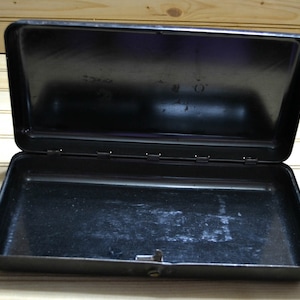 Vintage Liberty Bond Box Metal Black Storage Bank Money Collectible ...