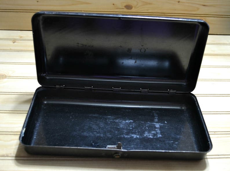 Vintage Liberty Bond Box Metal Black Storage Bank Money Collectible ...