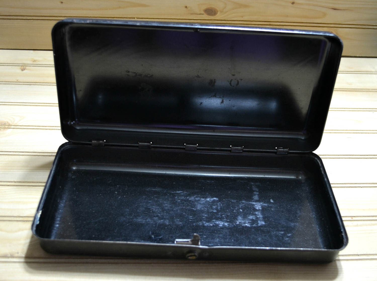 Vintage Liberty Bond Box Metal Black Storage Bank Money Collectible ...