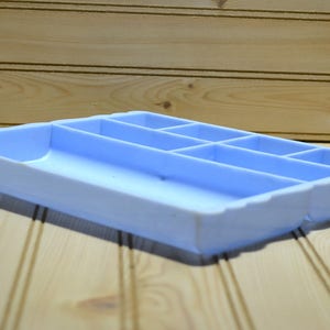 Vintage Plastic Styron Vanity Cosmetic Jewelry Office Bath Desk Tray ...