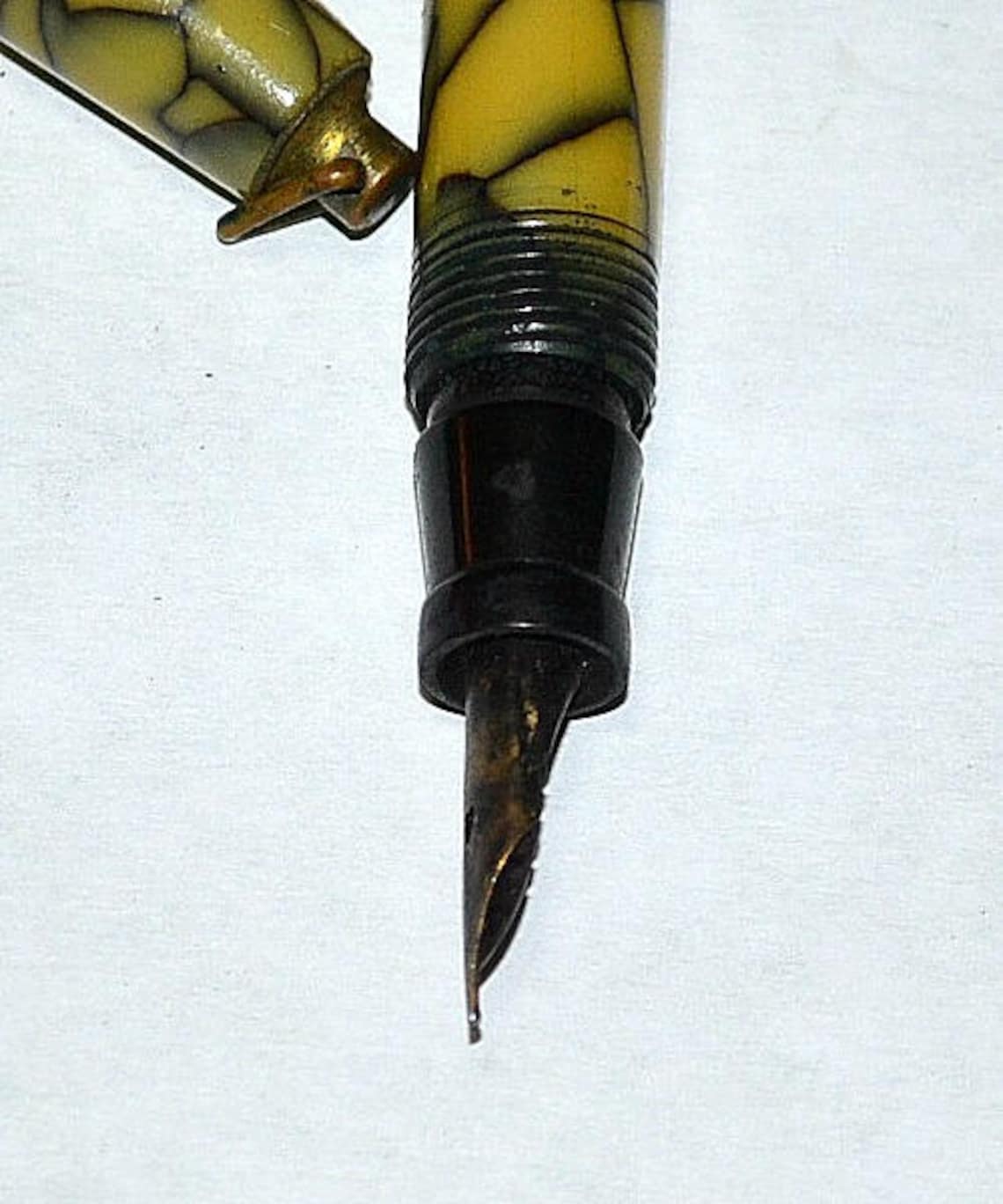 Vintage Fountain Pen and Mechanical Pencil Mini Set Tortoise | Etsy