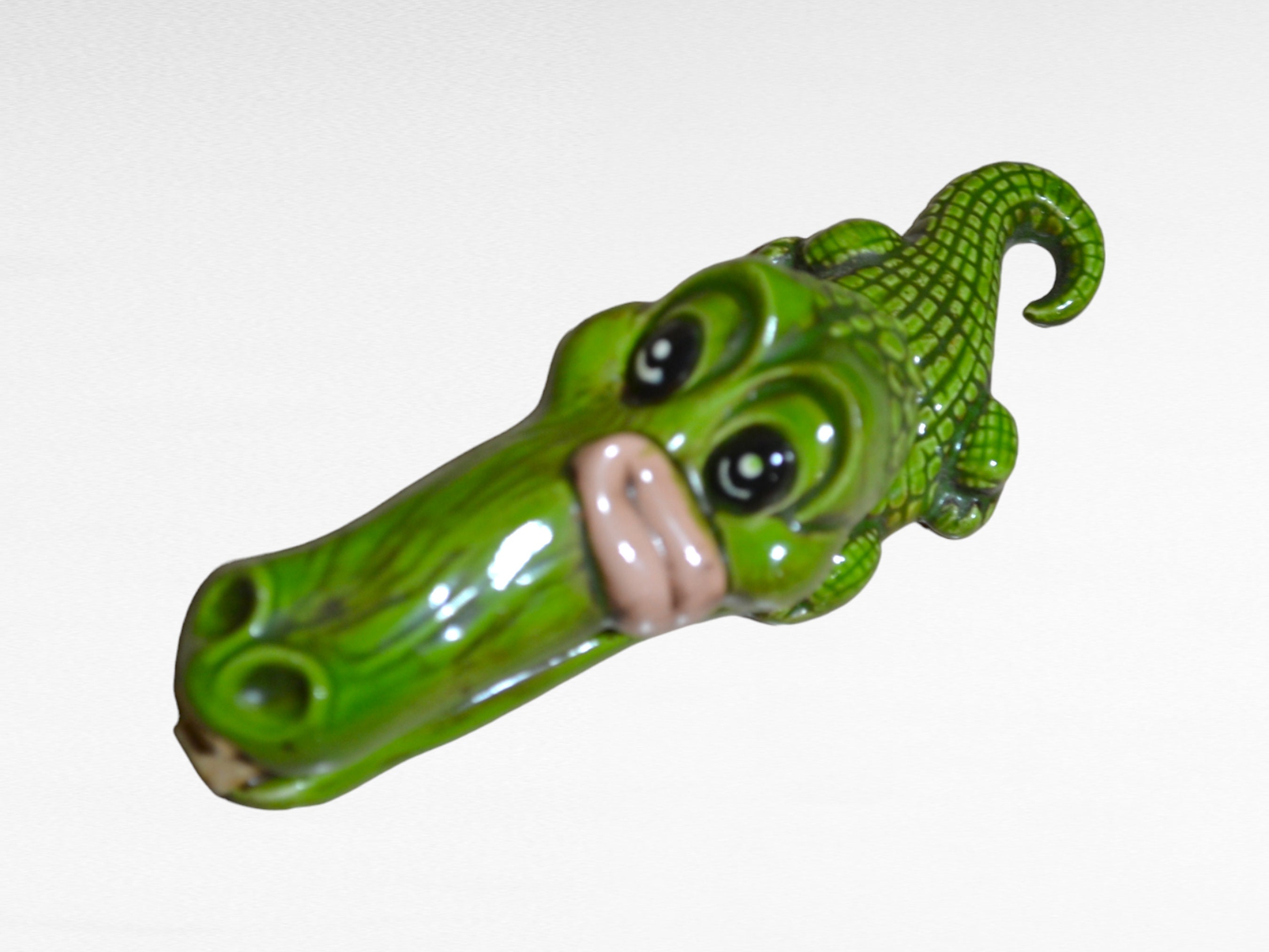 Vintage Atlantic Mold Gator Paper Clip Clothespin Recipe Letter Note ...