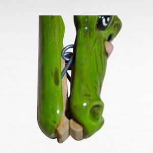 Vintage Atlantic Mold Gator Paper Clip Clothespin Recipe Letter Note ...