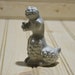 Vintage Goebel Poodle Figurine Gray Grey Dog Animal Figure Statue W ...