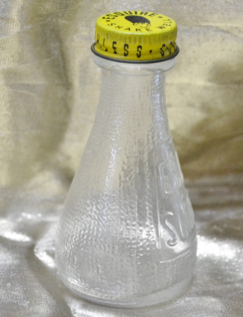 Vintage Old Esquire Bottle Brushless Bottle Old Bottle Scuff Kote Shoe ...