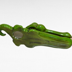 Vintage Atlantic Mold Gator Paper Clip Clothespin Recipe Letter Note ...