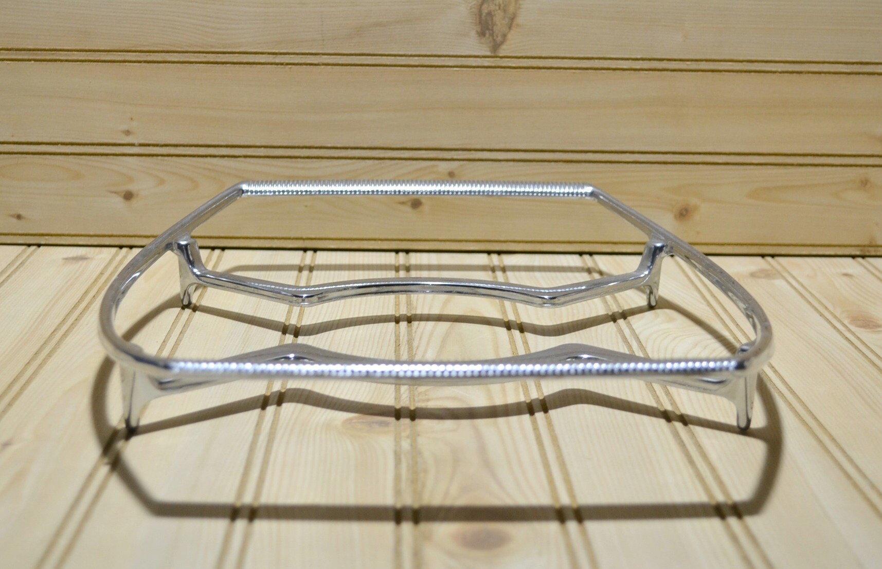 Vintage Large Corning Ware Pyrex Metal Trivet Serving Stand Baking Dish ...