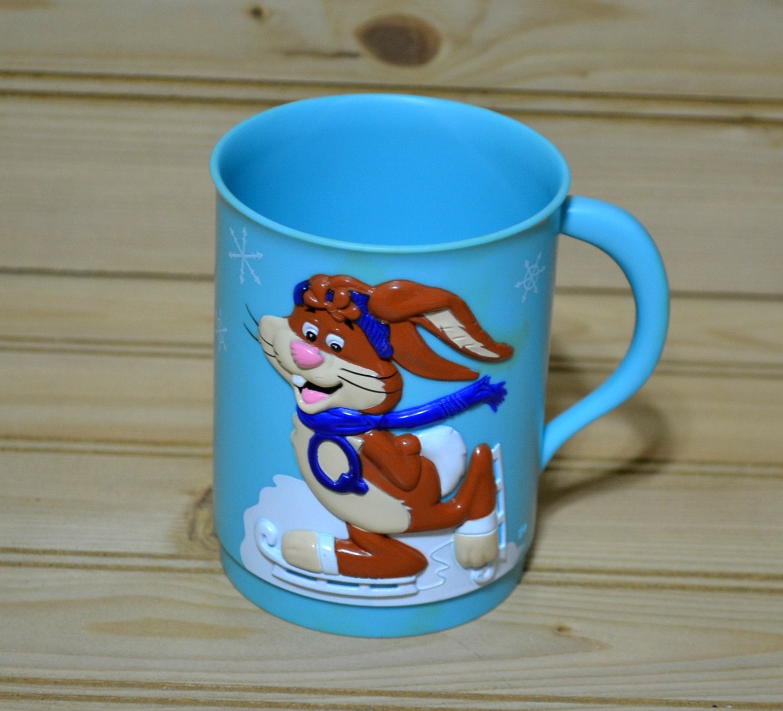 Vintage Nestle Quik Bunny Cup Mug Skating Advertising Advertisement TV ...