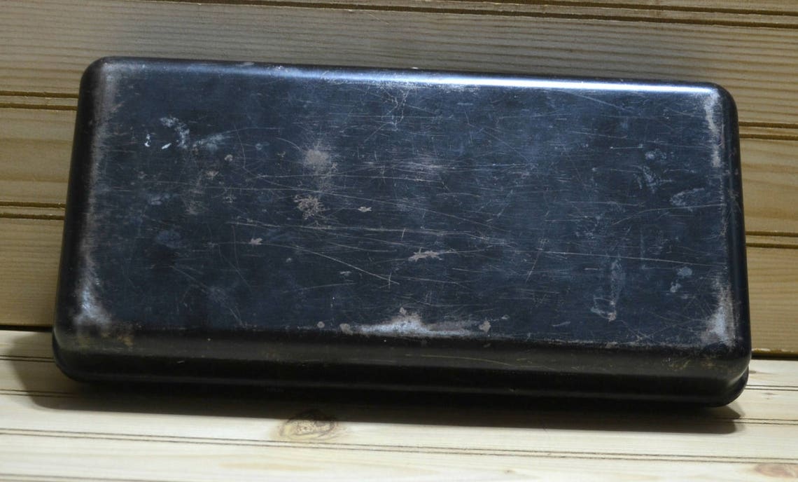 Vintage Liberty Bond Box Metal Black Storage Bank Money Collectible ...