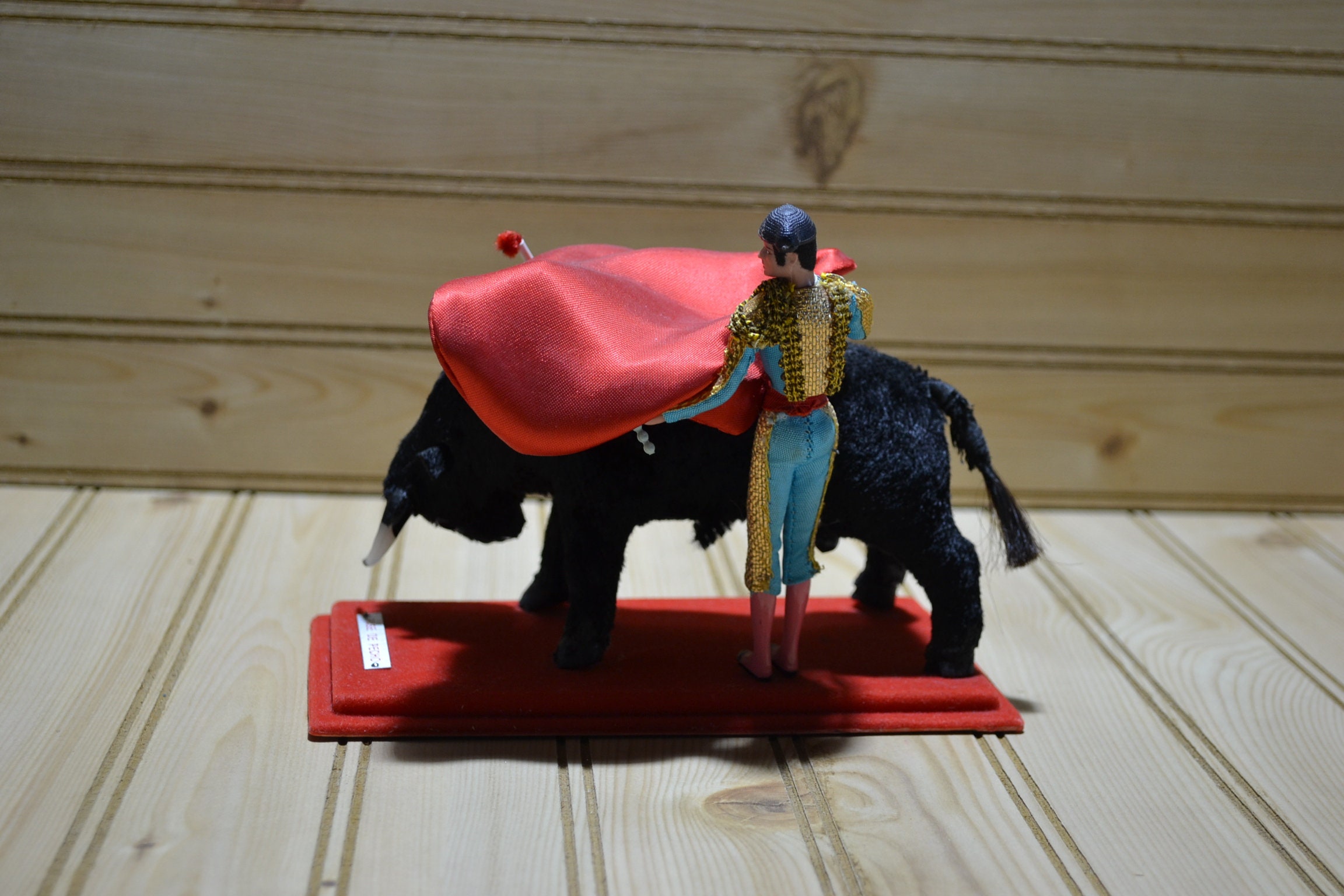 Vintage MCM Matador Bullfighter & Bull Souvenir Statue Collectible Pase ...