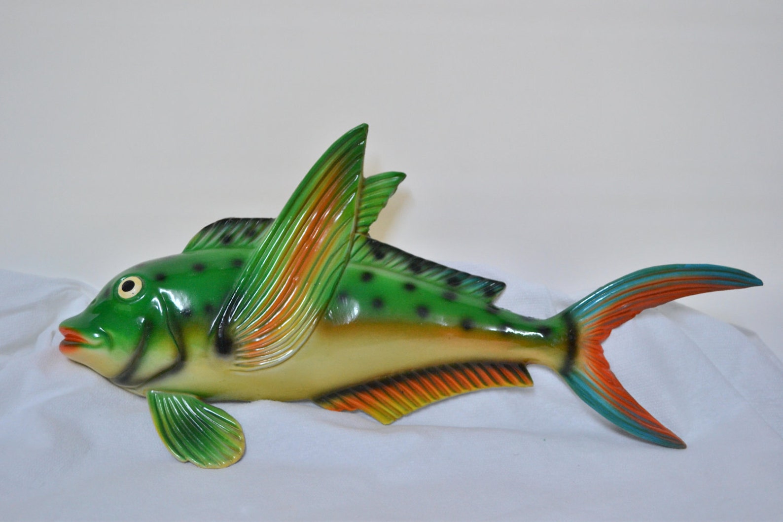 Vintage Lacquer Fish Plaque Wall Hanging Beach Home Bath Decor - Etsy