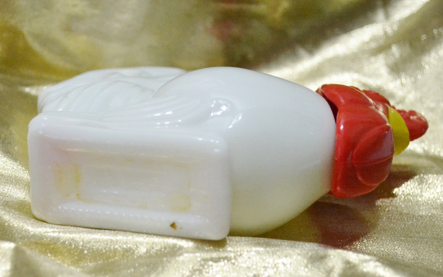 Vintage Milk Glass Rooster Bottle Avon Collectible - Etsy