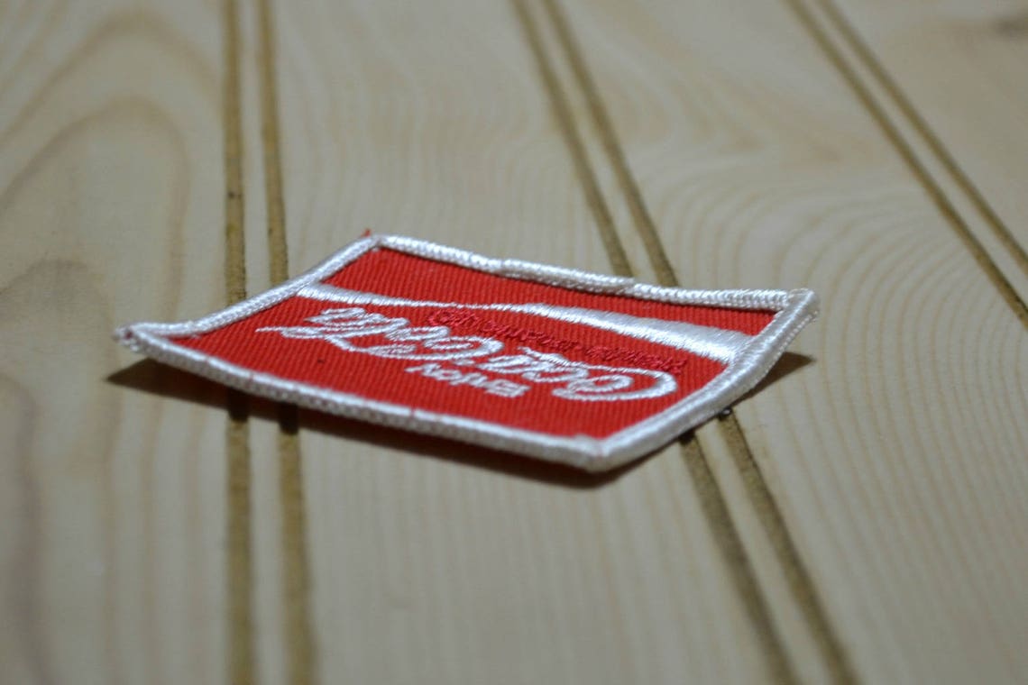 Vintage Coke Patch Enjoy Coca-cola Embroidered Applique Collectible ...