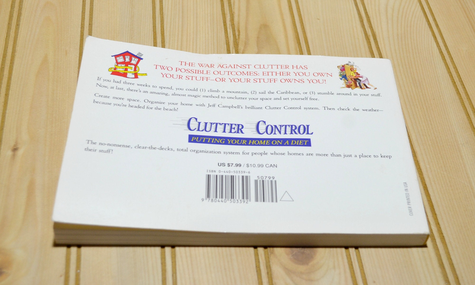 Vintage Book Clutter Control Putting Your Home on A Diet by Jeff ...