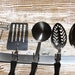 Vintage 5 Piece Cutco Cooking Utensil Hanging Rack Whisk Ladle Slotted ...