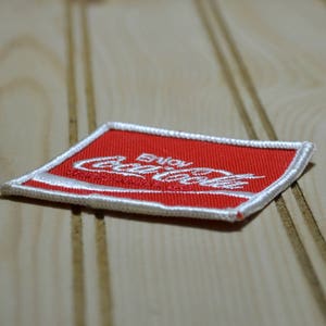 Vintage Coke Patch Enjoy Coca-cola Embroidered Applique Collectible ...