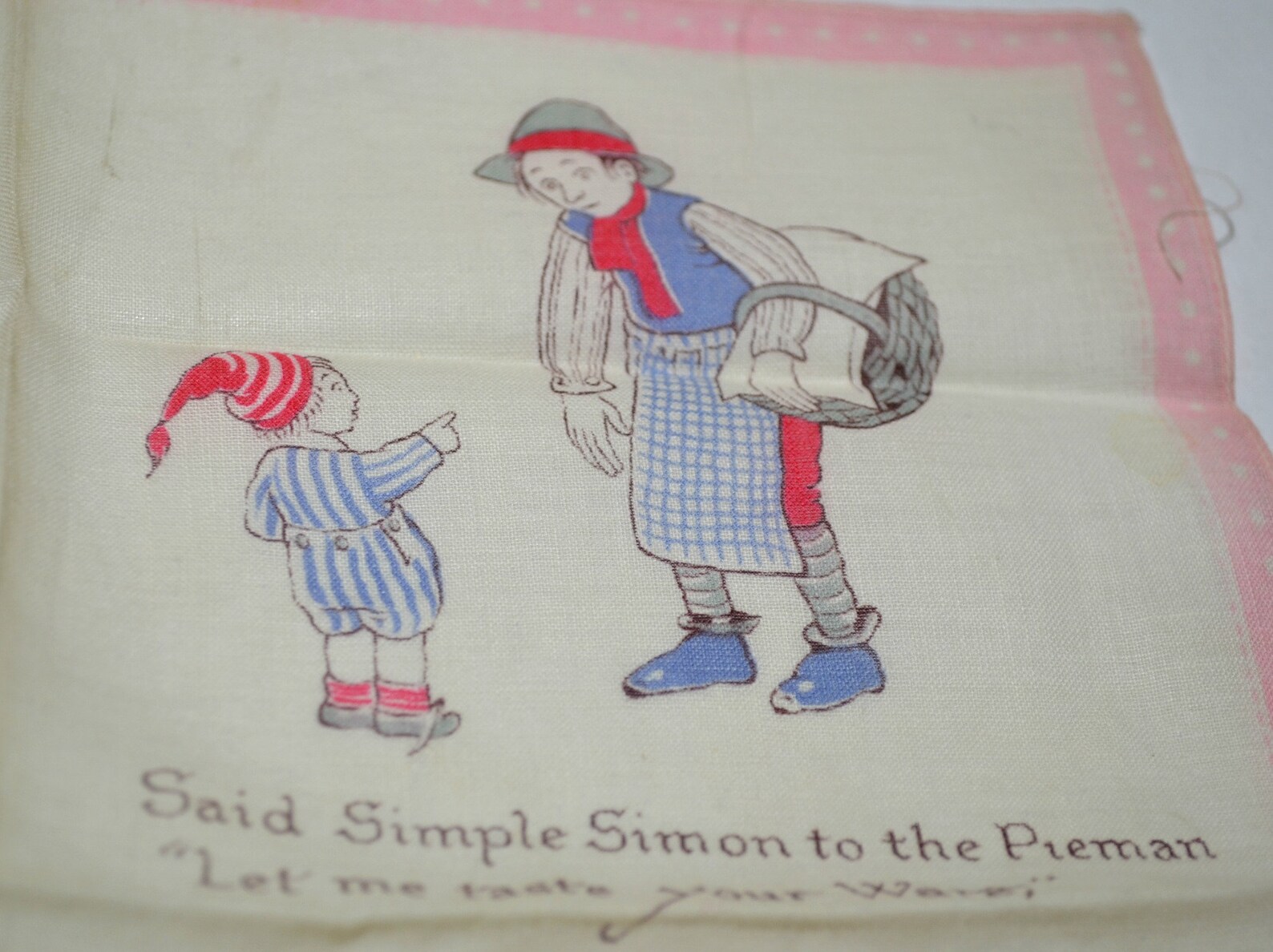 Vintage Child's Handkerchief Hankie Hanky Juvenile Nursery - Etsy