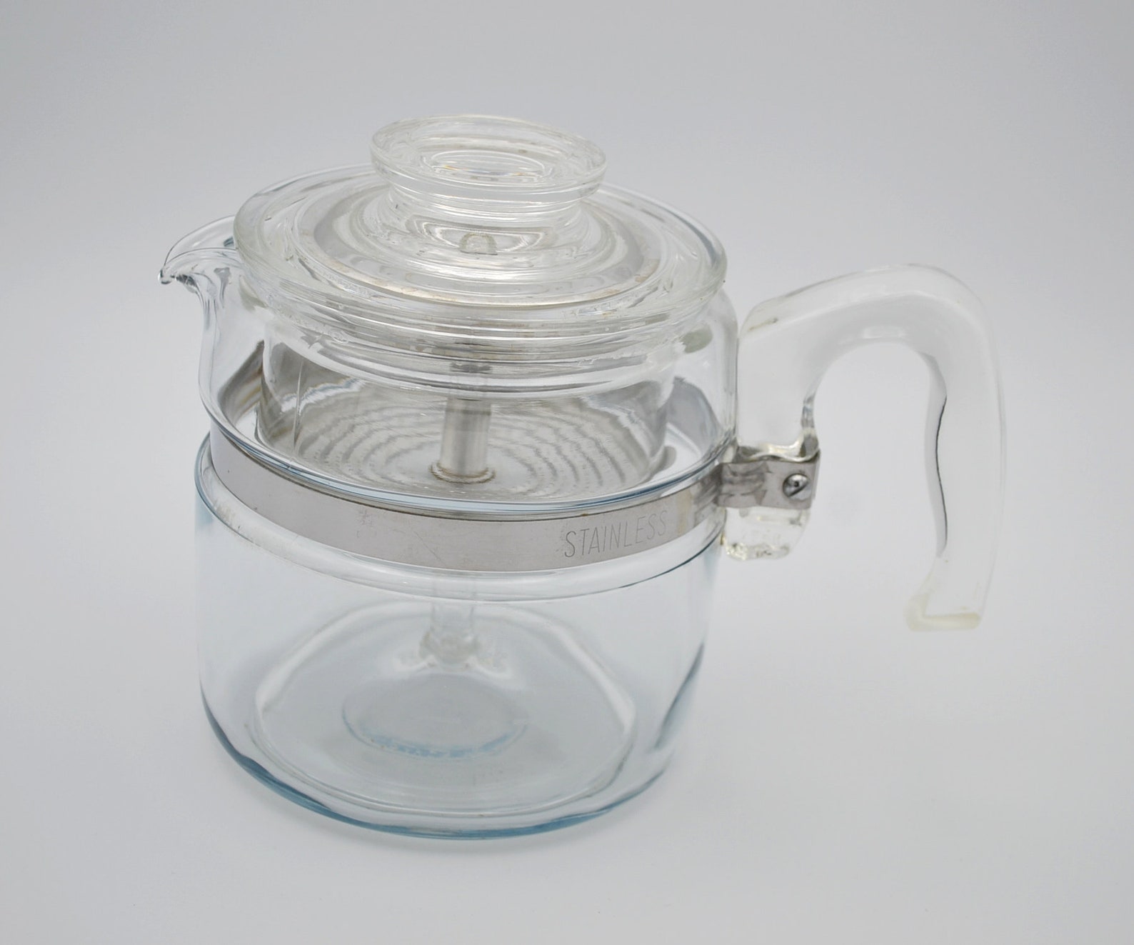 Vintage Glass Flameware Pyrex Coffee Pot 7754-B Percolator 4 Cup ...